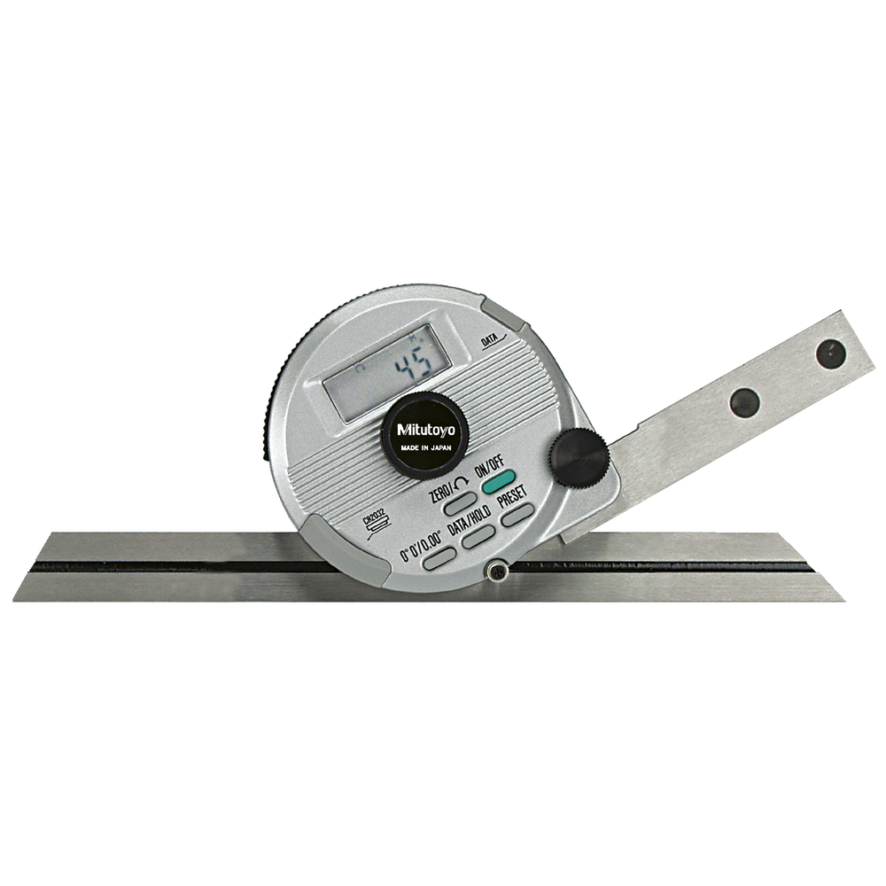 Universal protractor 300mm (scale division value 1'=0,01°) digital -360°- +360° | SARATOOLS